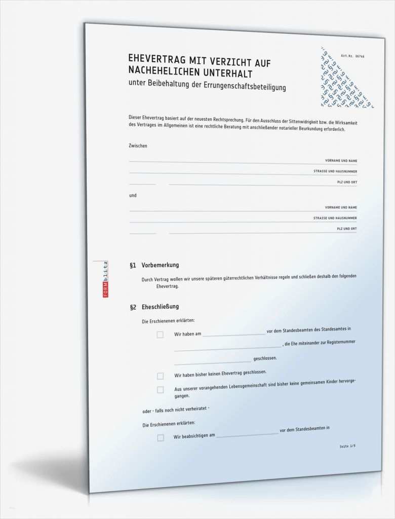 Erbvertrag Ehepartner Muster Zum Download